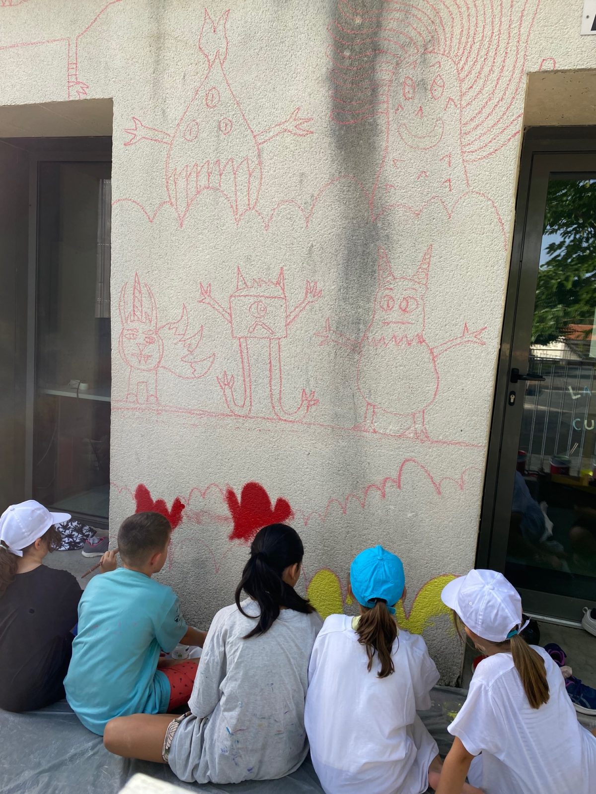 Projet Street Art à l’école – Le nouveau site de Sansais La Garette